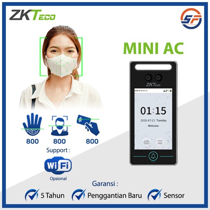 Jual Mesin Absensi WIFI MS-2 Wajah Palm Masker Kartu Not Solution X902 | Shopee Indonesia