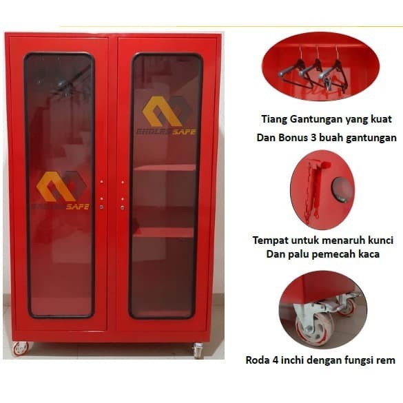 Jual Lemari Safety Pemadam / Fire Safety Et / Lemari Apd | Shopee Indonesia