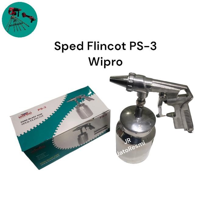 Jual ```````] Sped Flincot PS-3 Wipro Sprayer sand blast model tabung ...