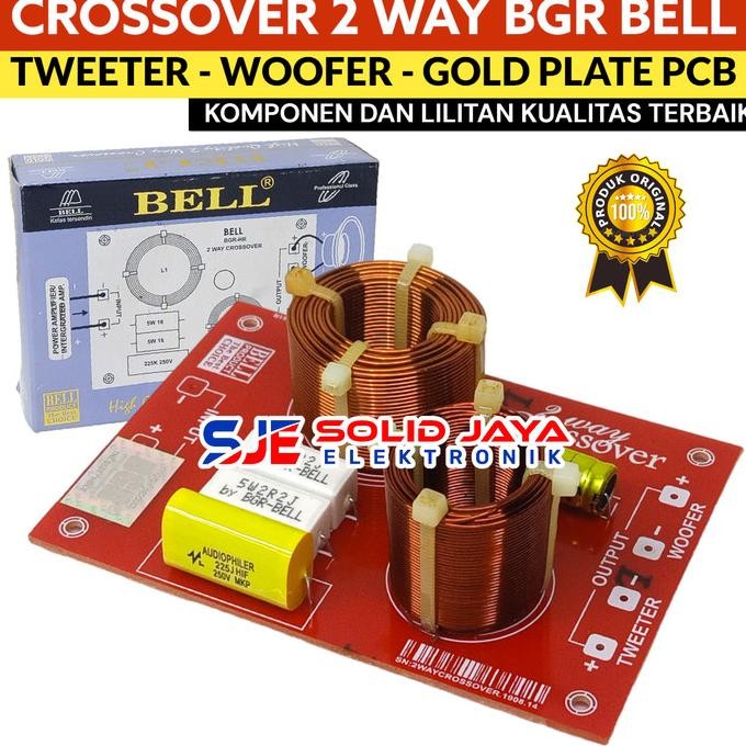 Jual Kit Crossover 2 Way Bell Bgr Crossover Pasif 2 Way Bell Tweeter ...