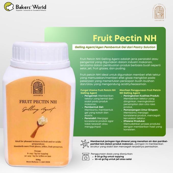 Jual Fruit Pectin NH - Gelling Agent/Agen Pembentuk Gel - Pastry ...
