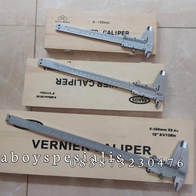 Jual Promo sigmat manual stainless 6,8,12 inch/vernier caliper jangka sorong COD | Shopee Indonesia
