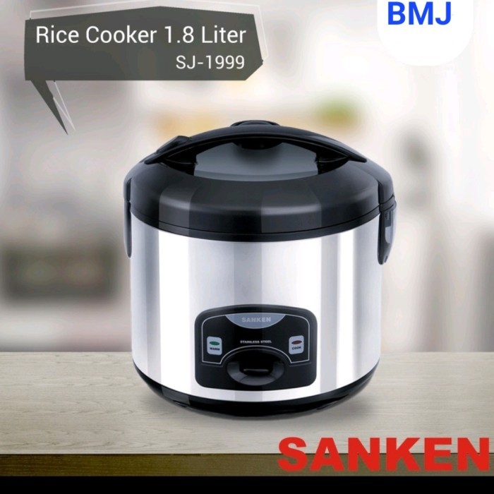 Jual Bmj Sanken Rice Cooker Sj-1999M/2000M Stainless Steel Kapasitas 1 ...