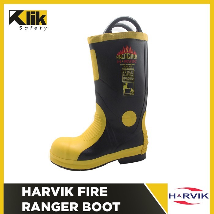 Jual SEPATU PEMADAM KEBAKARAN ORIGINAL HARVIK FIRE RANGER BOOT | Shopee ...