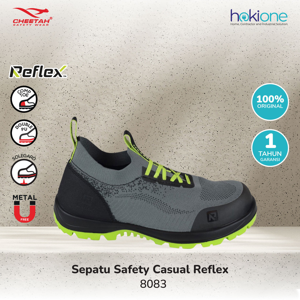 Jual Cheetah Sepatu Safety Reflex 8083 | Shopee Indonesia