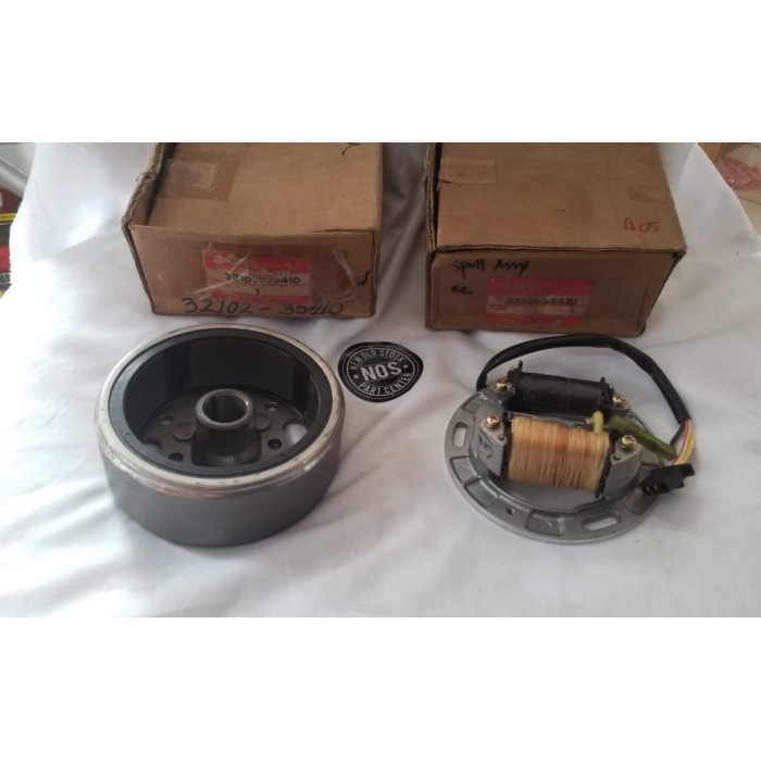 Jual Pengapian Spull Assy Set Magnet Suzuki Rc100 Crystal Tornado ...