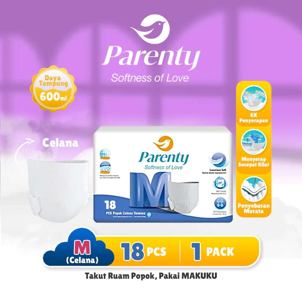 Jual MAKUKU PARENTY ADULT PANTS SOFT M18 - RAJA SUSU | Shopee Indonesia