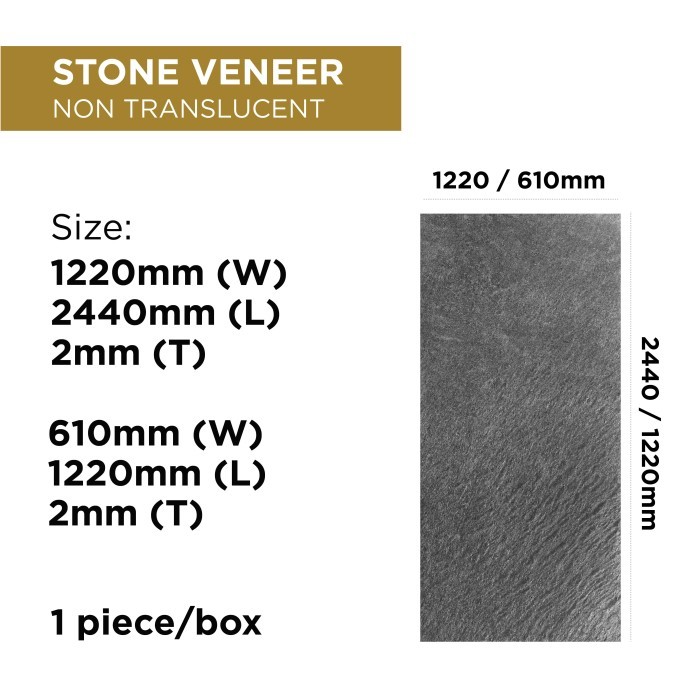 Jual TACO Fideco Wall Panel Stone Veneer Non Translucent Tebal 2mm ...