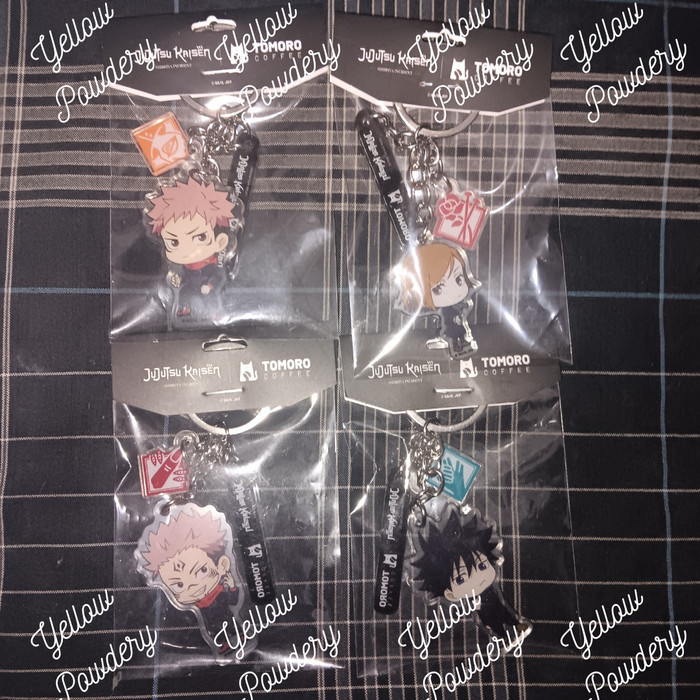 Jual READY TOMORO COFFEE X JUJUTSU KAISEN LIMITED EDITION KEYRING ...