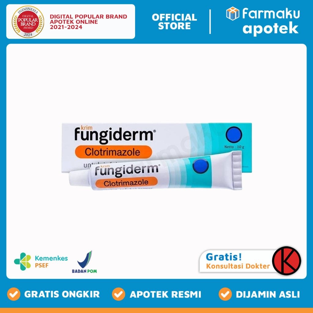 Jual Fungiderm Cream 10 gr - BIN | Shopee Indonesia