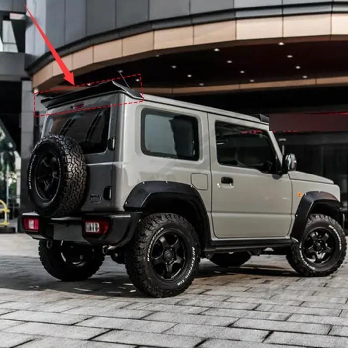 Jual SUZUKI JIMNY JB74 3-5 PINTU REAR SPOILER BLACK GLOSSY | Shopee ...