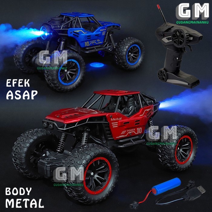 Jual Mobil RC Remote Control Spray Asap body metal ROCK CLIMBER CRAWLER ...