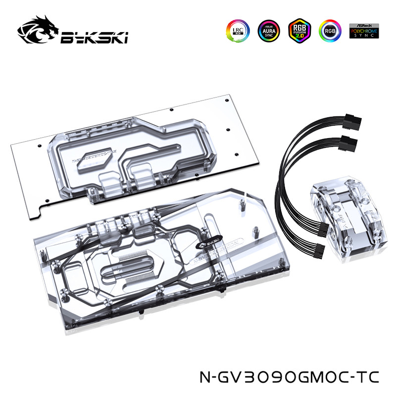 Jual Bykski Front Back Full Kit Water Cooling Block For GIGABYTE ...