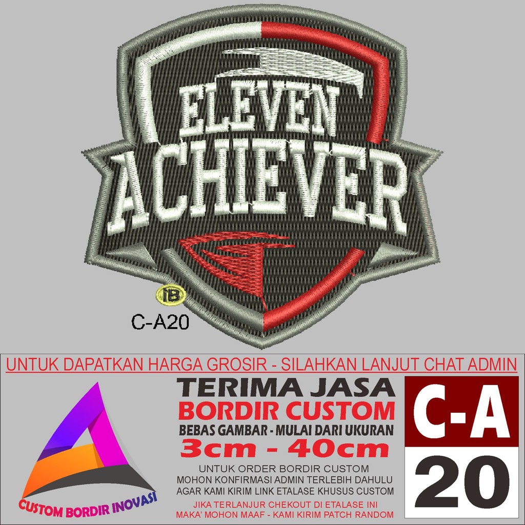 Jual PATCH BORDIR LOGO BASKET NBA ELEVEN ACHIEVER C-A20- CUSTOM BORDIR ...