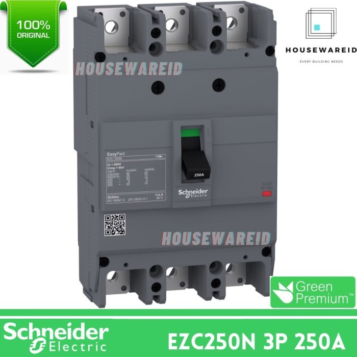 Jual Mccb 3P 250A Schneider Ezc250N3250 Original / Breaker Mccb 3 Phase ... Jual Mccb 3P 250A Schneider Ezc250N3250 Original / Breaker Mccb 3 Phase ...