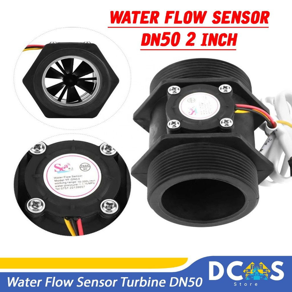 Jual Water flow sensor 2 inchi inch 2" DN50 Sensor Debit Air Sea Brand ...