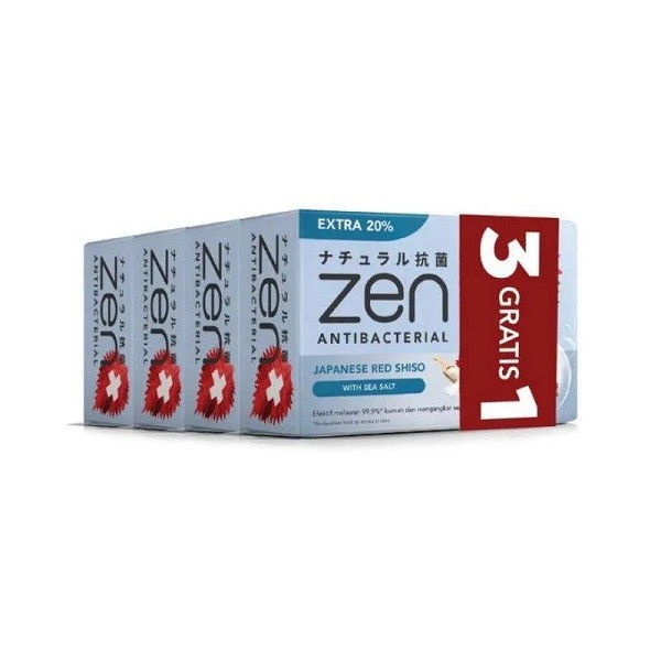 Jual ZEN BAR SHISO & SEA SALT PACK 4X60 GR | Shopee Indonesia