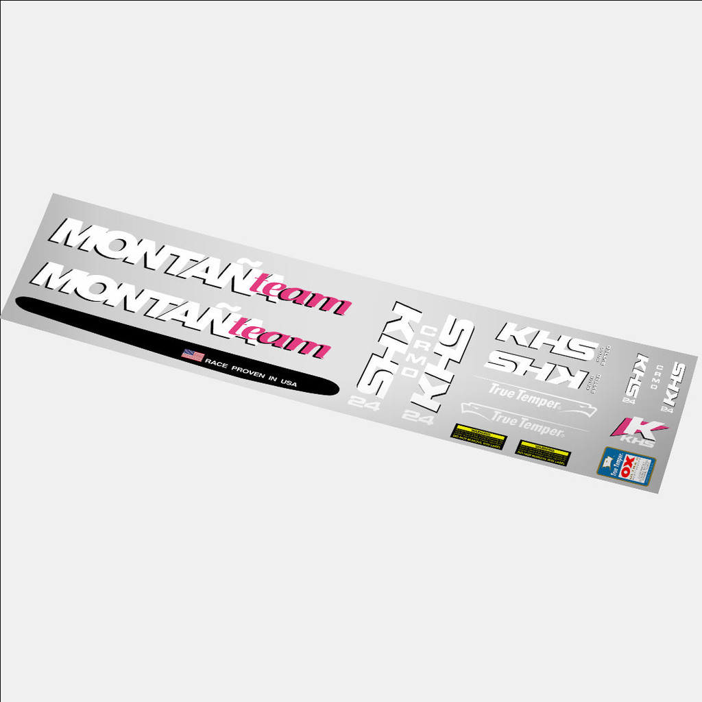 Jual KHS Montana Team Frameset / Sticker / Decal Sepeda | Shopee Indonesia