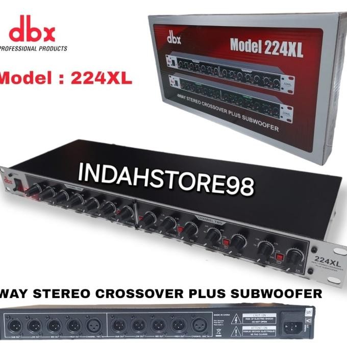 Jual crossover 4 way dbx 224xl Crossover aktif 4 Way GradeA | Shopee Indonesia