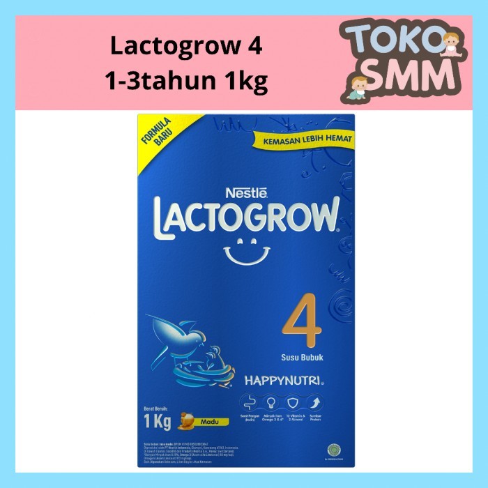 Jual Nestle LACTOGROW 4 Happynutri Susu Pertumbuhan Anak 3-5 Tahun ...