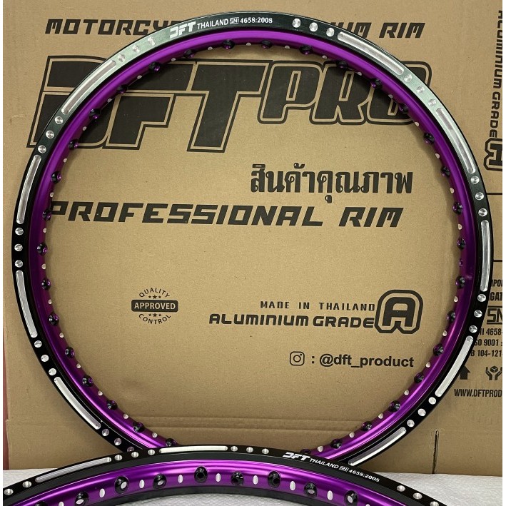 Jual VELG DFT THAILAND RING 17 CNC 2 TONE | Shopee Indonesia