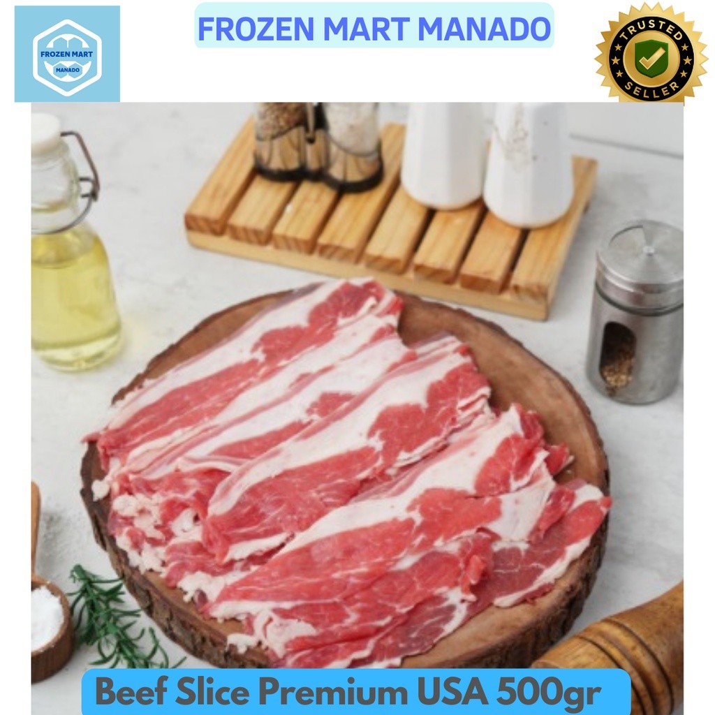 Jual Beef Slice Premium USA 500gr - Frozen Mart Manado (Frozen Food ...