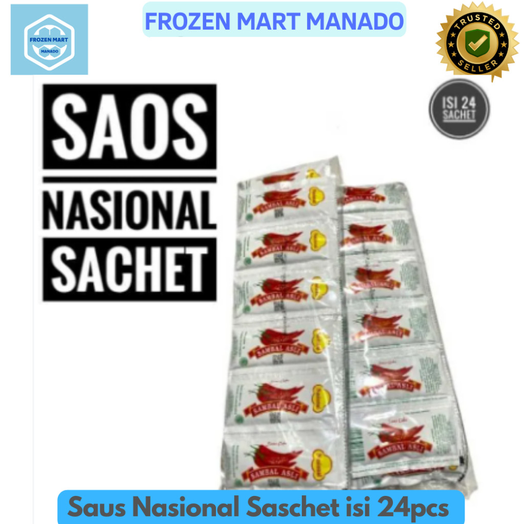 Jual Saus Nasional Saschet isi 24pcs - Frozen Mart Manado (Frozen Food ...