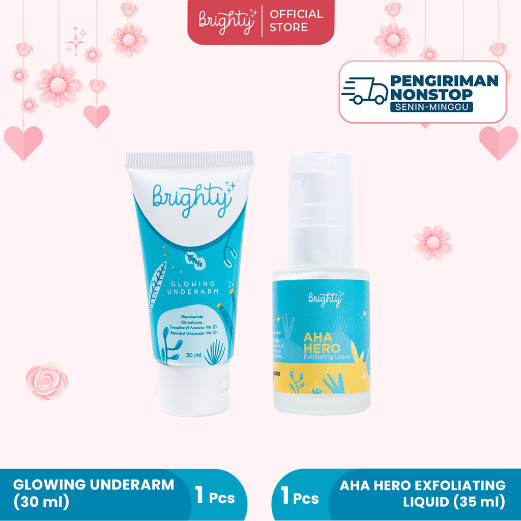 Jual Brighty Glowing Underarm X Aha Hero Serum Pencerah Ketiak Terbaik ...