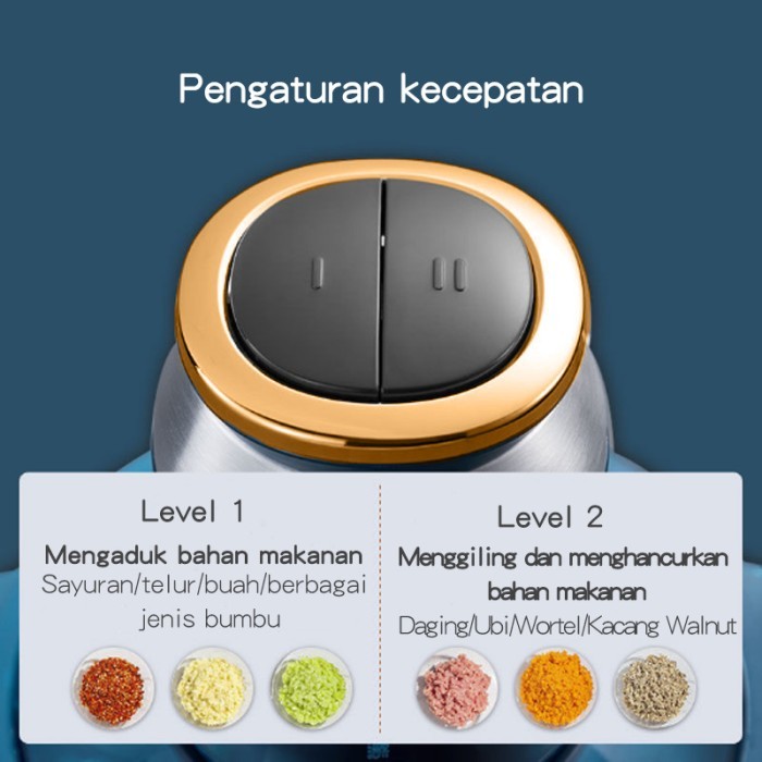 Jual HAN RIVER BLENDER HRJRJ03 GOLD 2L | Shopee Indonesia