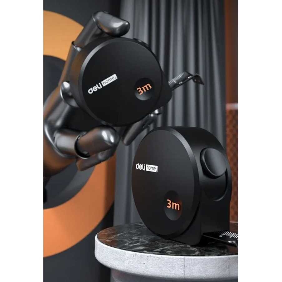 Jual Deli Home Meteran Roll High Precision Self Lock Tape Measure 16mm 3M | Shopee Indonesia