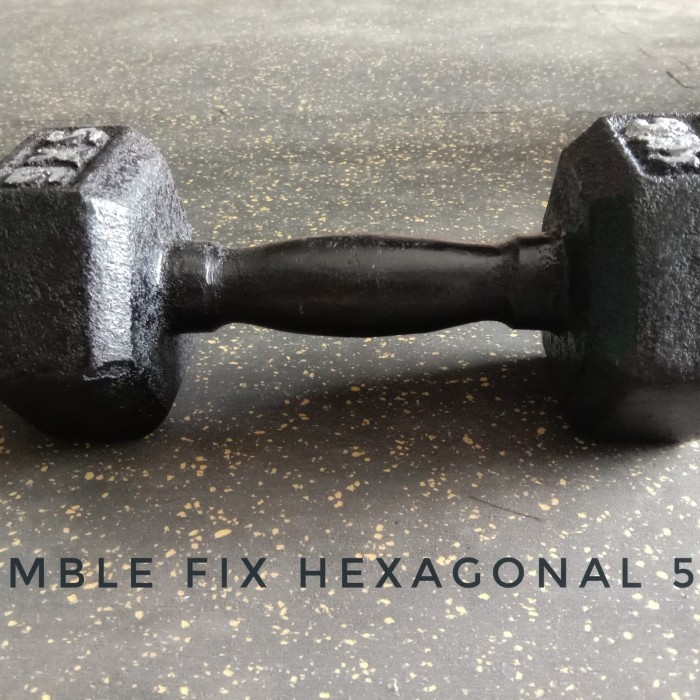 Jual DUMBLE FIX HEXAGONAL 5KG | Shopee Indonesia