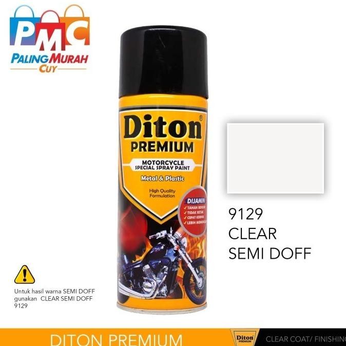 Jual Diton PREMIUM 9129 Clear Semi Doff Cat Semprot/Pylox Helm/Motor ...