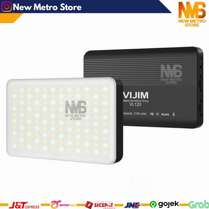 Jual Ulanzi Vijim VL120 RGB Lampu LED Video Light for Camera Smartphone ...