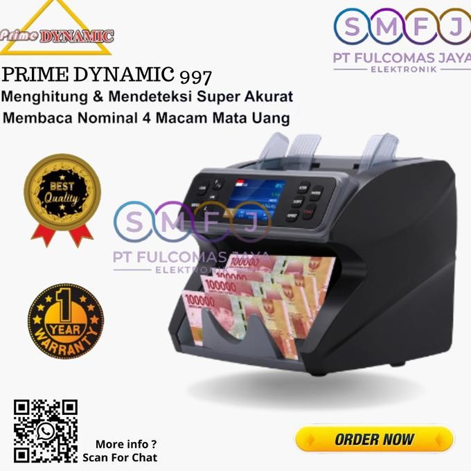 Jual Promo Mesin Hitung Uang Dynamic 997 IDR CNY EURO DOLLAR GARANSI ...