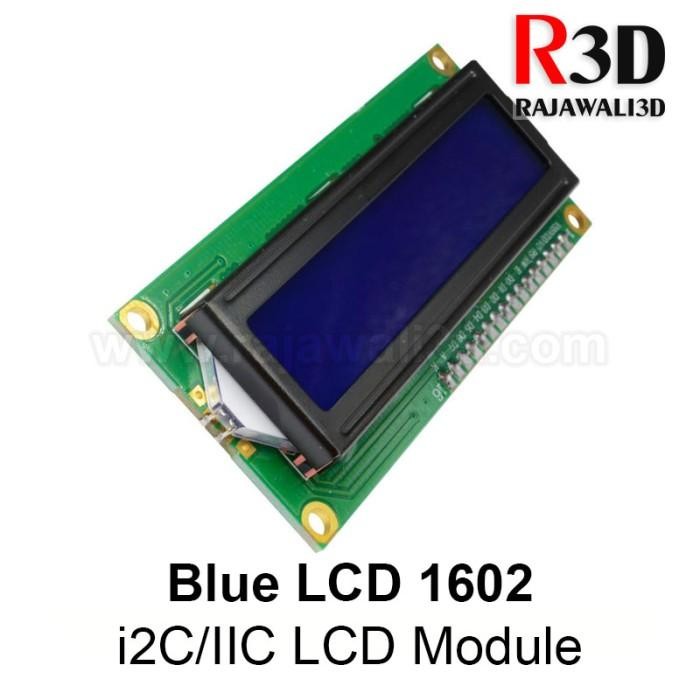Jual Blue LCD 1602 With I2C/IIC Backlight Lcd Module For Arduino | Shopee Indonesia