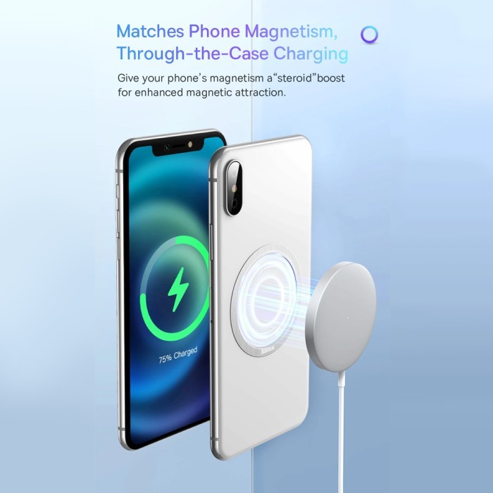 Jual Baseus Halo Series Magnetic Metal Ring Plate Magsafe Thin Sticker ...
