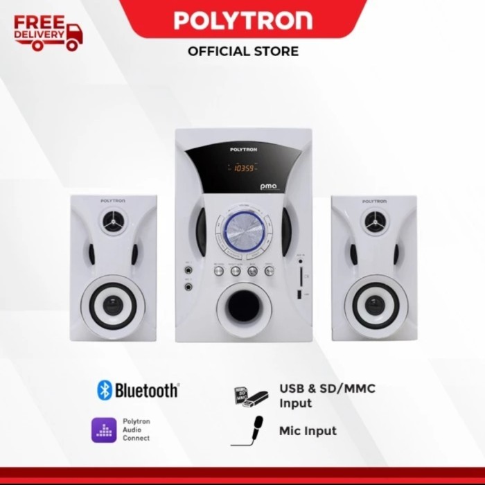 Jual {{{{}}] Polytron Multimedia Audio PMA 9525 Bluetooth Speaker ...