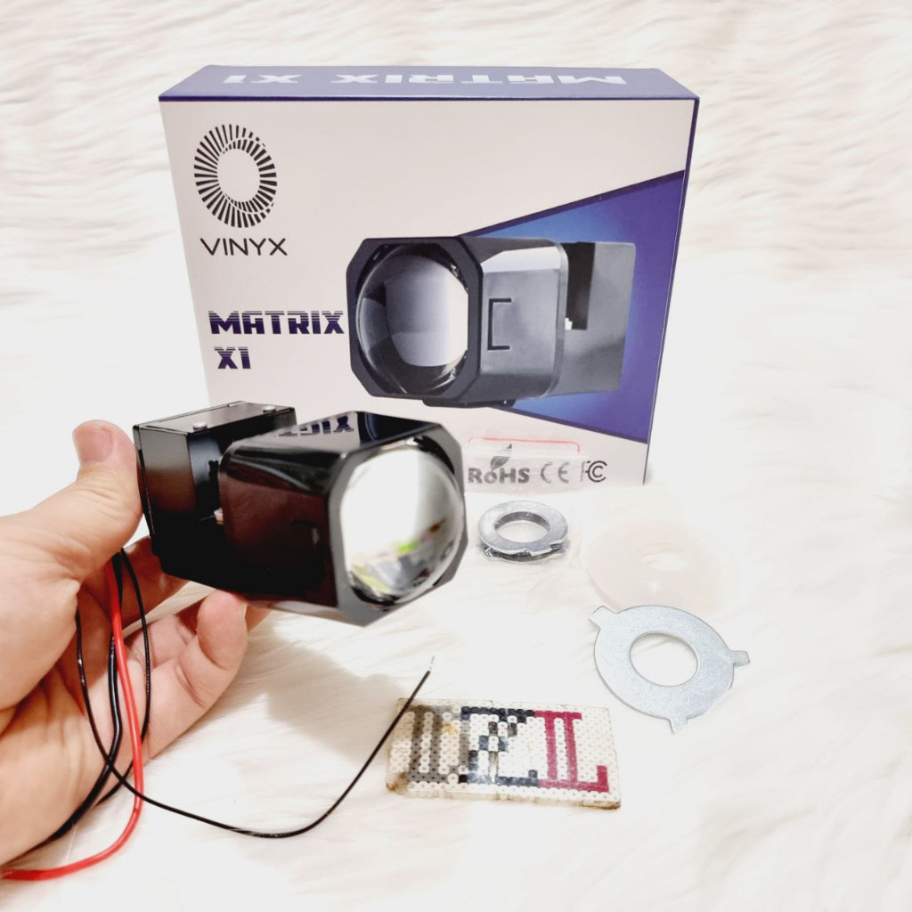 Jual lampu utama led biled matrix x1 vinyx plus devil 360 demon 1.5 ...