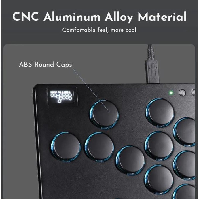 Jual Goodseries| Haute42 M Series Metal Mini Hitbox Arcade Fight Stick ...