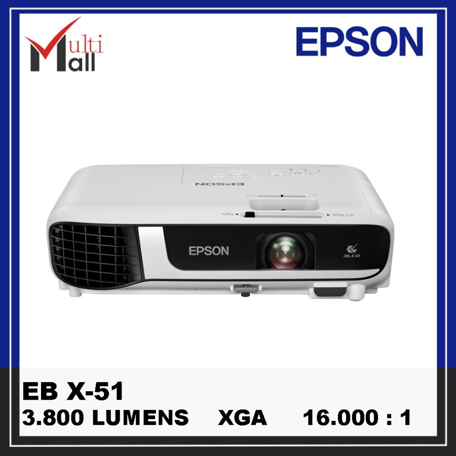 Jual Projector Epson EB-X51 XGA 3800 Lumens 3LCD | Shopee Indonesia