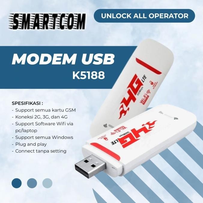 Jual Modem Wifi Mifi 4G Modem USB 500mbps Xidol K5188 Unlock All ...