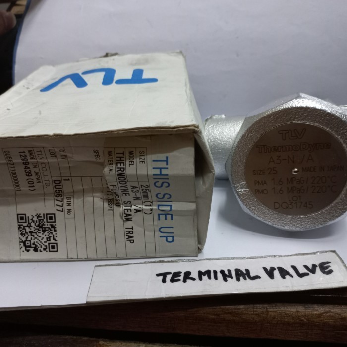 Jual steam trap TLV A3-N 1inch/steam trap TLV thermodyne A3-N/A size 25 ...