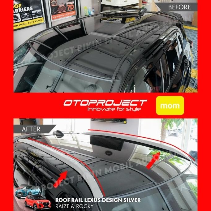 Jual ROOF RAIL / ROOFRAIL LIST REL ATAS LEXUS DESIGN RAIZE OTOPROJECT ...