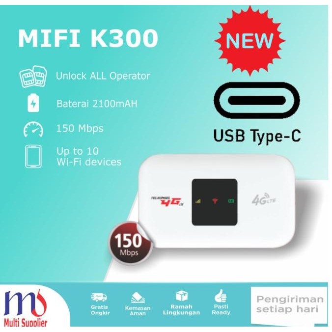 Jual Modem Wifi Telkomsel 4G LTE Unlock All Operator MiFi Telkomsel 4G ...