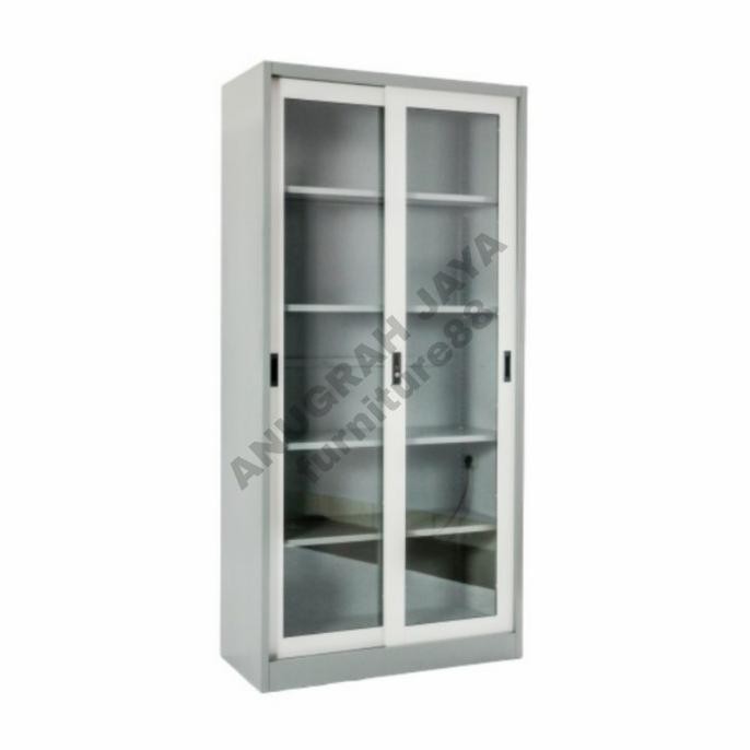 Jual Grosir Lemari Arsip / Filing Cabinet Besi / Rak Buku Pintu Kaca ...