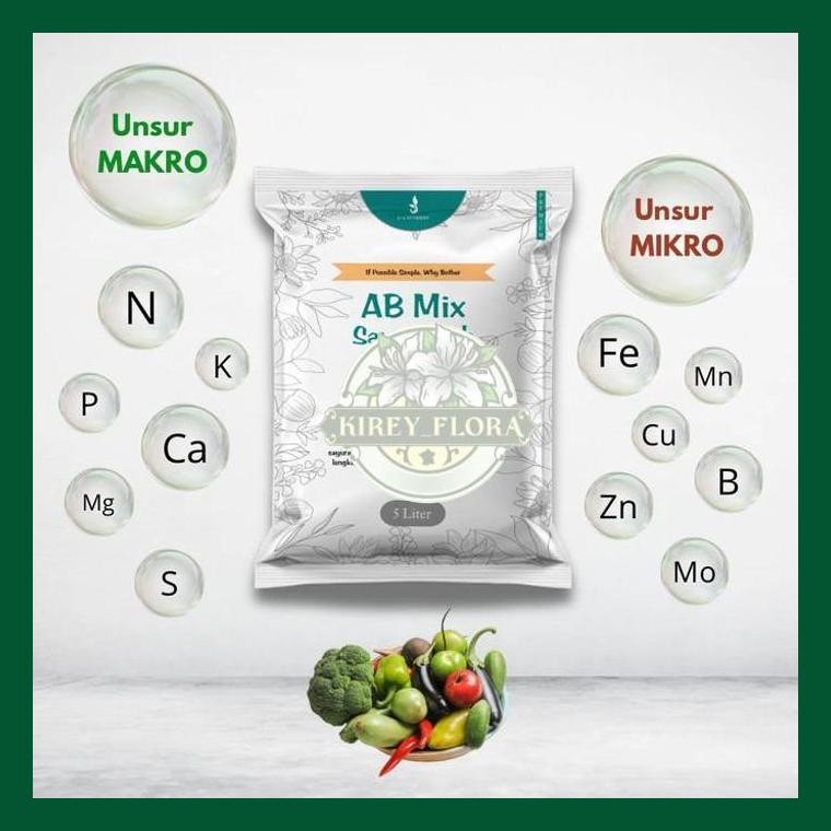 Jual Ab Mix Sayuran Buah & Buah La Nutrient 5 Liter Pekatan | Shopee ...
