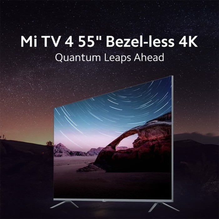 Jual Xiaomi Mi Tv 4 55 Inch Bezel-Less 4K Smart Tv With Qled Display ...