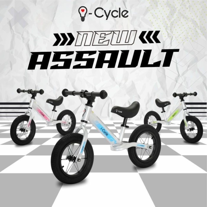 Jual Sepeda Anak Push Balance Bike Icycle Assault Alumunium Alloy Murah ...