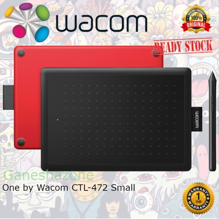 Jual WACOM ONE SMALL CTL-472 RED WOOD GARANSI RESMI 1 TAHUN | Shopee ...