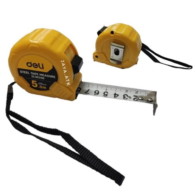 Jual Promo METERAN BESI BANGUNAN PERTUKANGAN HEAVY DUTY 5 M DELI DL905B ...